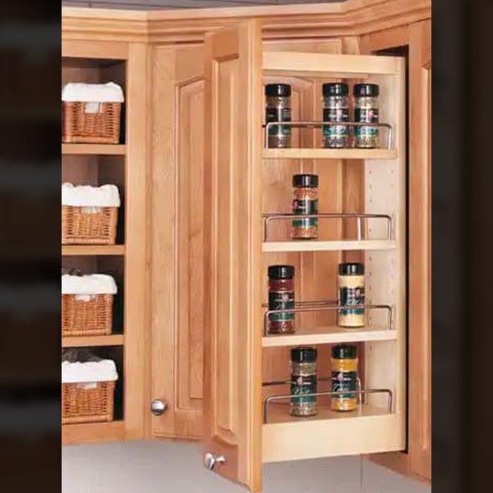 Wall Filler Pull-Out with Adjustable Shelves – Fits Best in Behind 6 ...